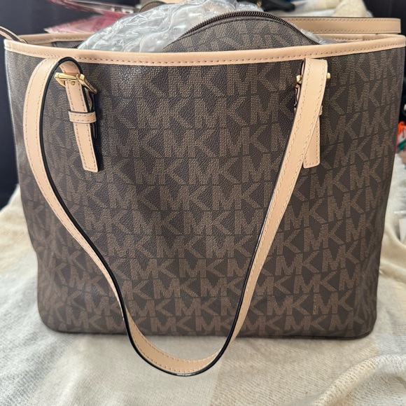 Michael Kors | Bags | Michael Kors Monogram Tote | Poshmark